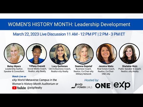 Women's History Month: Leadership Development - eXp University